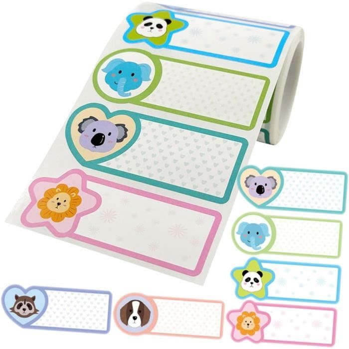 NUOBESTY Étiquettes De Nom 1 Étiquette De Rouleau Étiquettes De ...