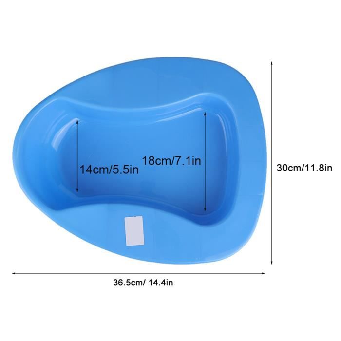 Bassin de lit SURENHAP - Blanc - Plastique épais - Hygiène urinaire ...