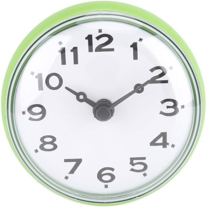 Mini Horloge Muralede Étanche Avec Ventouses Pour Salle De Bains ...