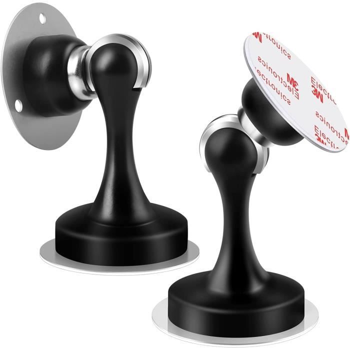 Lot De 2 Butées De Porte Magnétiques En Acier Inoxydable Avec ...