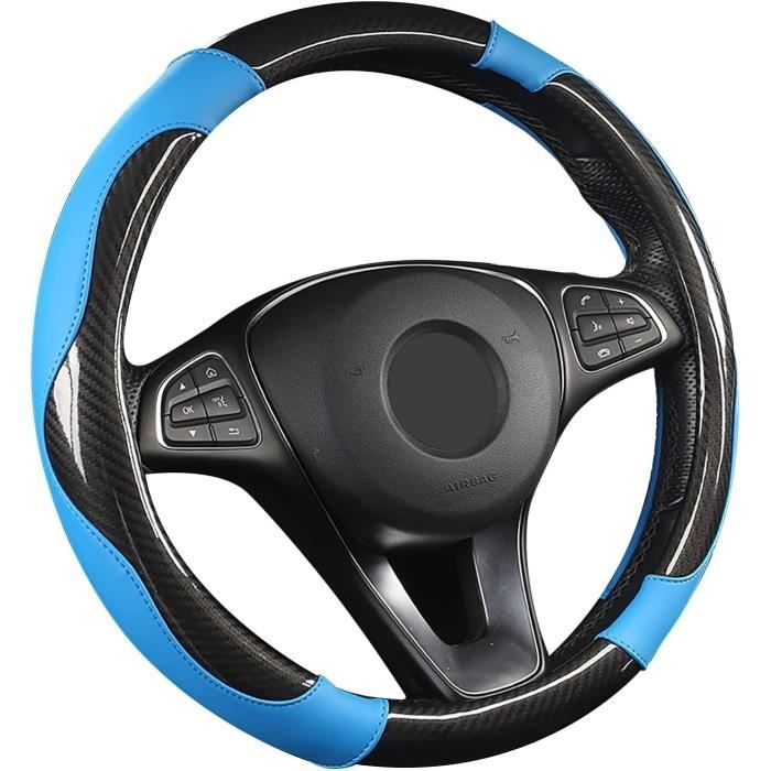 Couvre Volant Voiture Caches De Volant En Cuir Artificiel Universel 37 ...