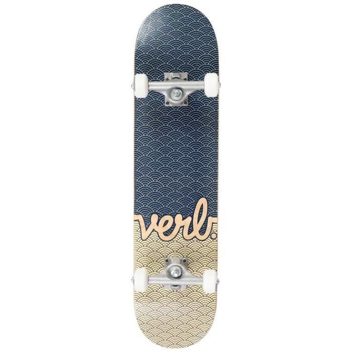 Skate Shortboard - VERB - Waves Navy - 7.75 pouces - Mixte - 4 roues ...
