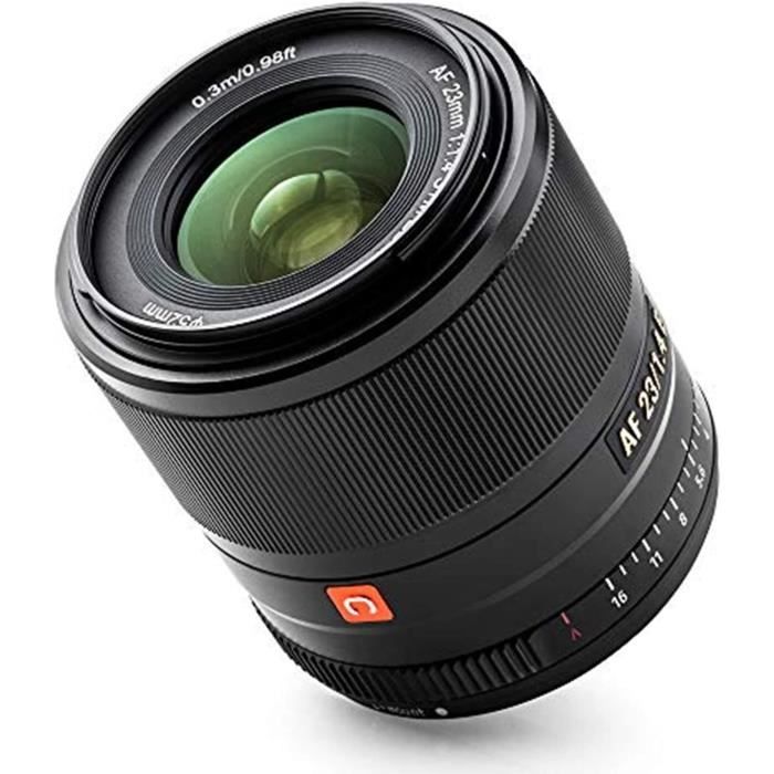 VILTROX Objectif 23 mm f1.4 auto focus APS-C compact grande ouverture pour appareil photo Sony ...