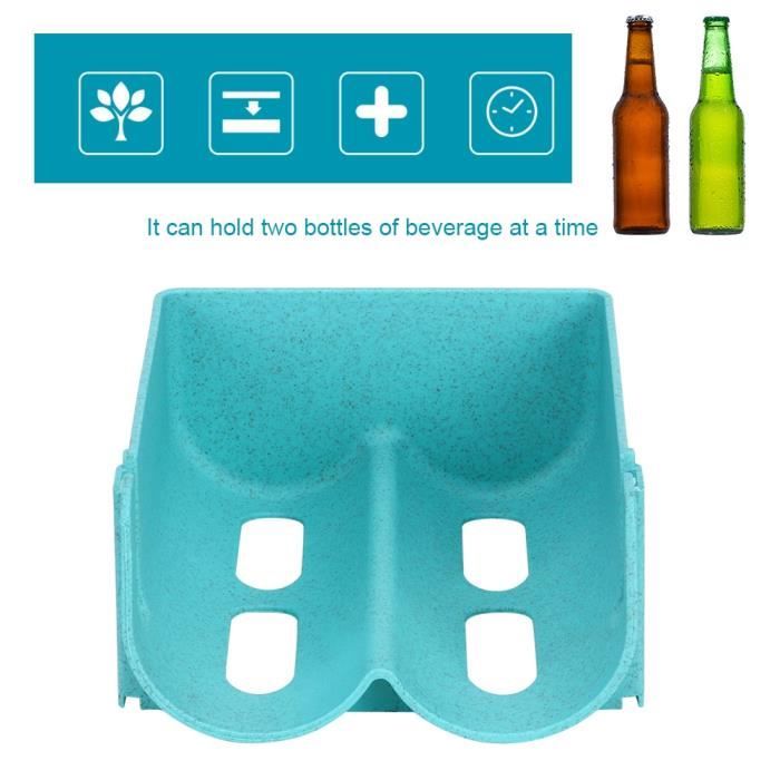 Porte-canettes de bière bleu empilable Rack de rangement de canettes ...