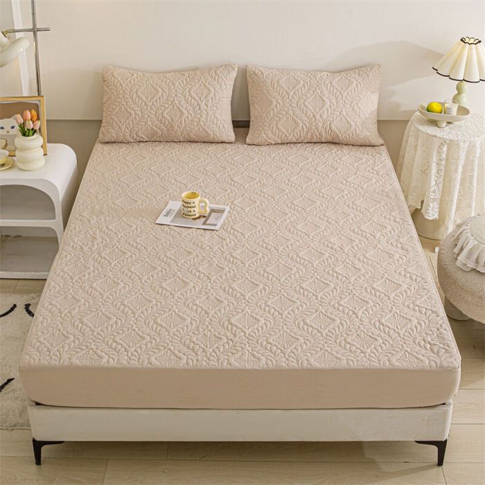 Drap-housse matelassé imperméable, drap anti-urine, protège-matelas ...