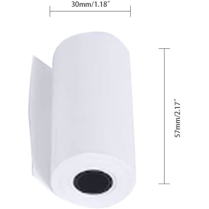 Papier d'impression,Rouleau de Papier Thermique 57 * 30mm Questions ...