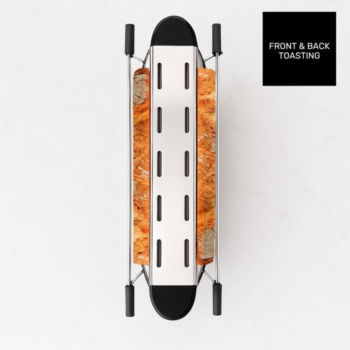 Todopan Grille-Pain Vertical 700W, Jusqu'À 4 Tranches, Tige De Support ...