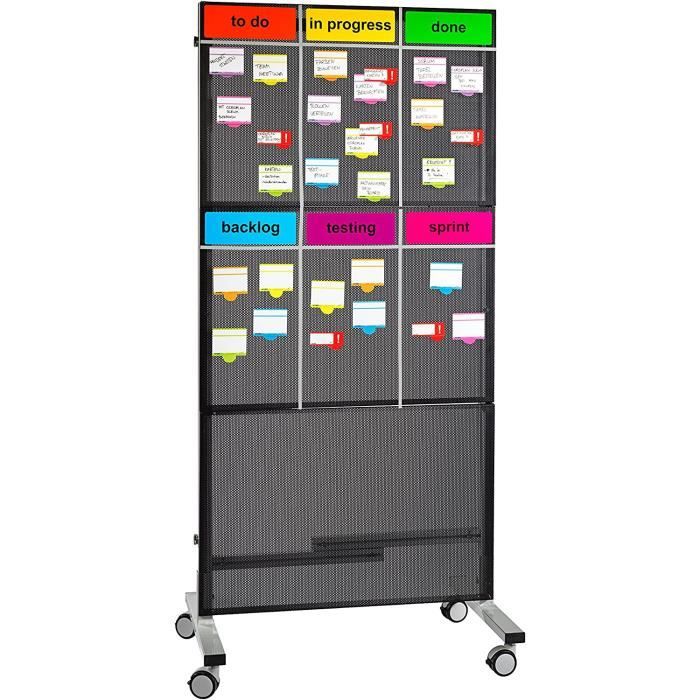 Scrum - Kanban cartes de Tâche à réaliser, magnétiquement adhérentes, à ...