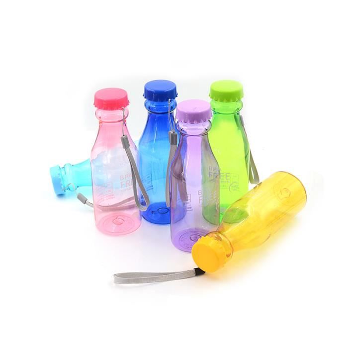 GOURDE - BIDON,Violet--Bouteille'eau en plastique de 500ml, contenant ...