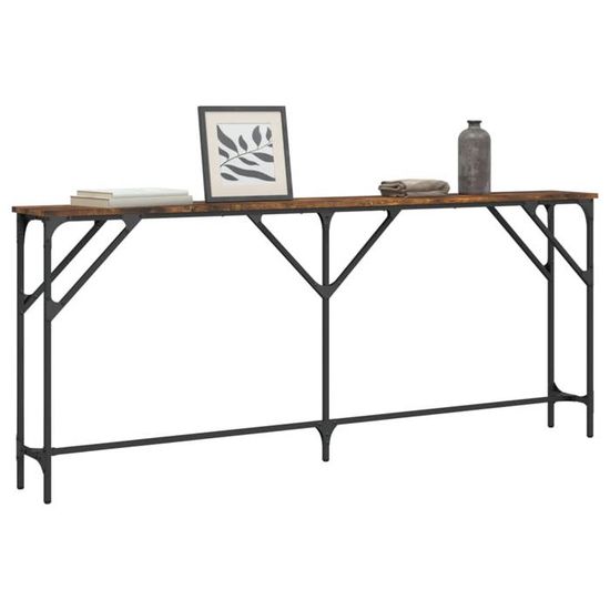 "Bon plan" Table console - JILI HOT - Console Meuble Entrée - chêne ...