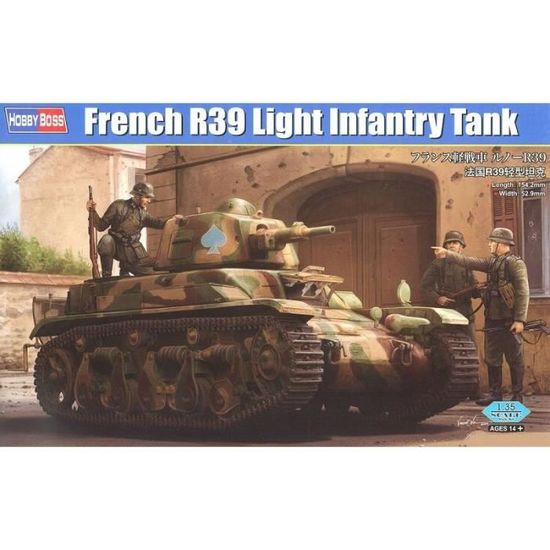 HOBBY BOSS - Maquette Char French R39 Light Infantry Tank Hobby Boss ...