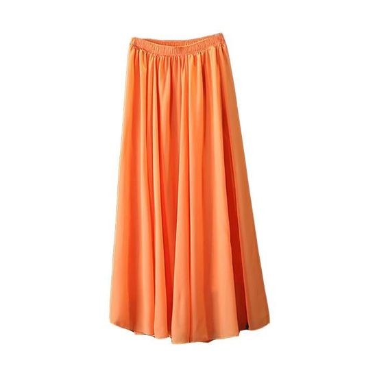 Femme Été Printemps Taille Haute Jupe Salsa Rumba Mousseline Flamenco ...