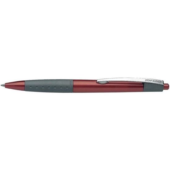 Stylo Bille Schneider Loox Rouge - Soft Grip - Pointe Moyenne - Non ...
