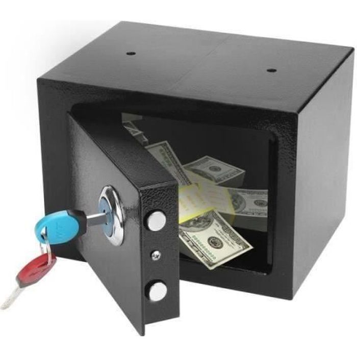 Key Lock d\\'intérieur Coffre-fort ignifugé en acier de sécurité Bureau ...