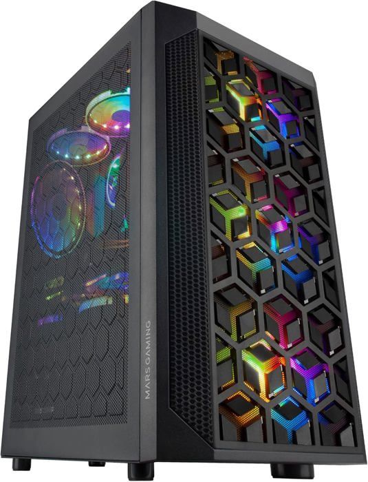Mcmesh Noir, Boîtier Pc Gaming, Micro Atx, Total Mesh Design ...
