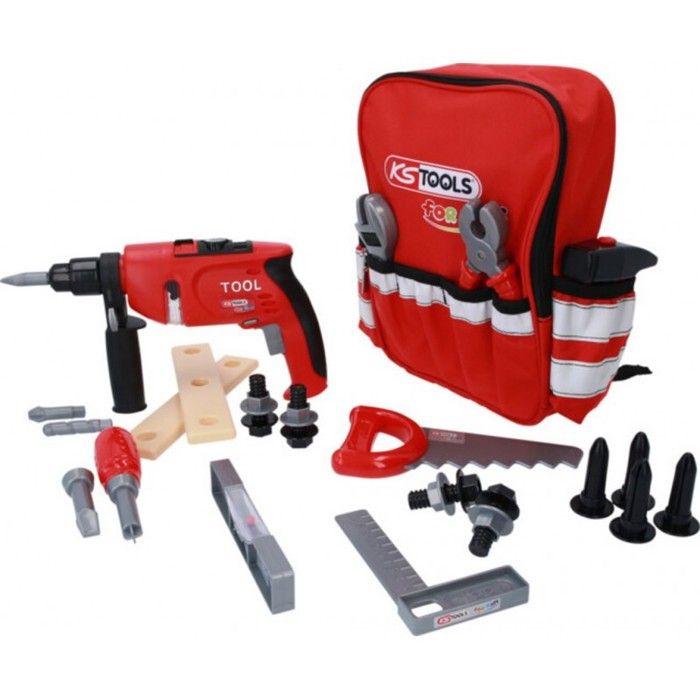 Sac à dos porte-outils enfant - KS TOOLS - 100201 - Perceuse électrique ...