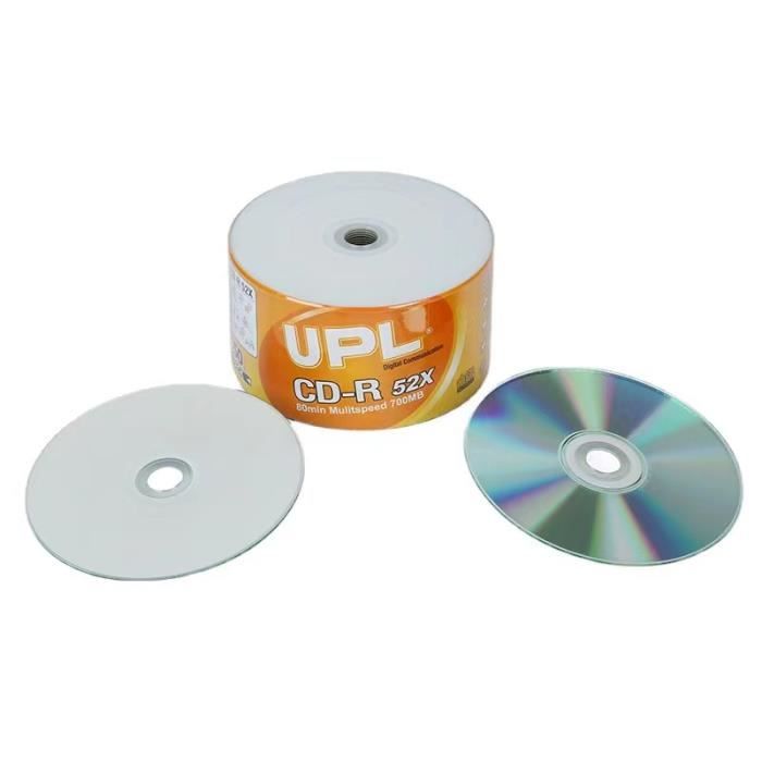 5 disques UPL Grade A, 700 mo, vierges, imprimables, CD-R, vente en gros - Cdiscount Informatique