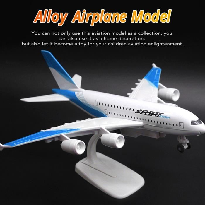 Modèle d'avion de passagers Modèle d'avion en alliage modèle d'avion 5 ...
