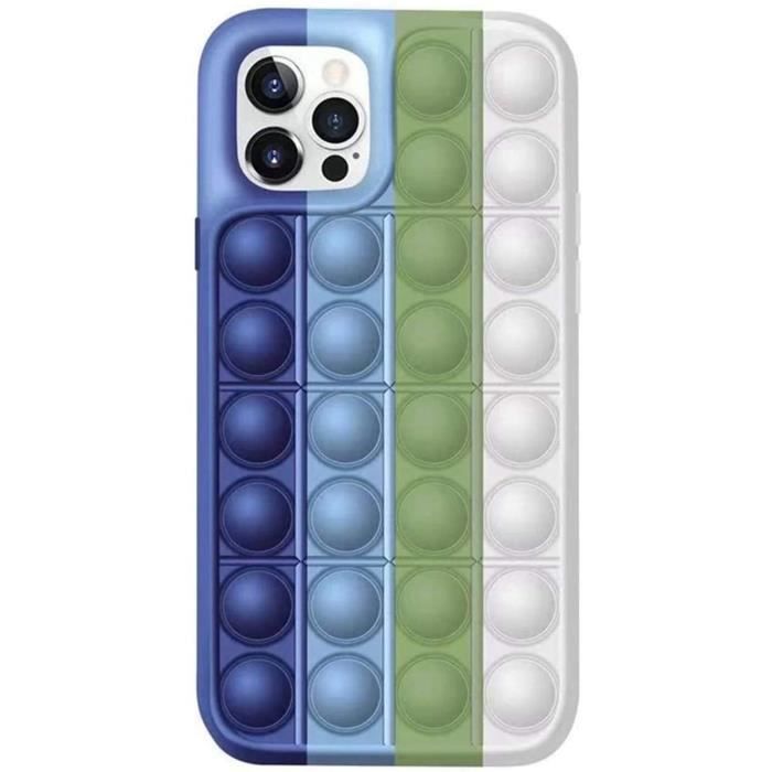 LUDAXUE Push Pop It Fidget Toy Case Pop It Fidget Phone Case Pop It ...