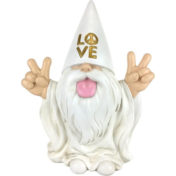 Nain Rocker - George - Peace and Love - Ce Nain Vous apporte la Paix et ...