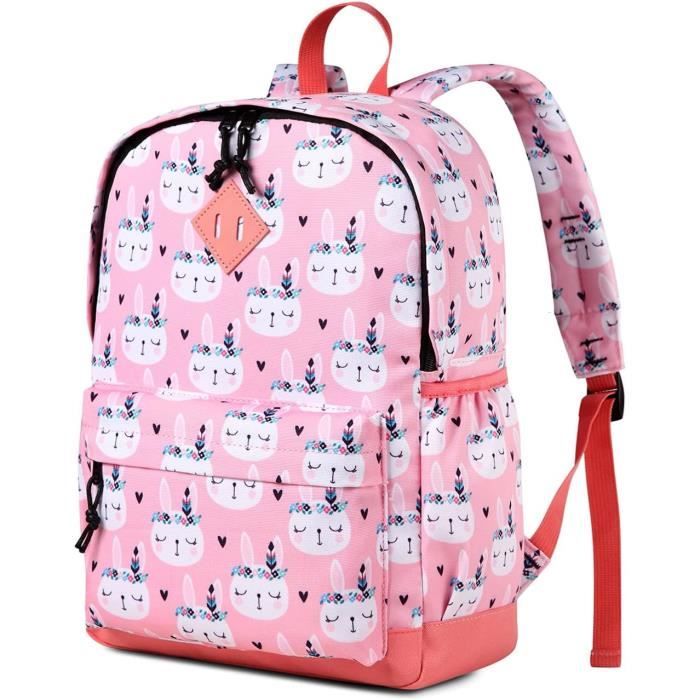 Sac à Dos Enfants,28x15x36cm,Sac à Dos Filles Maternelle 4-6 Ans Léger ...