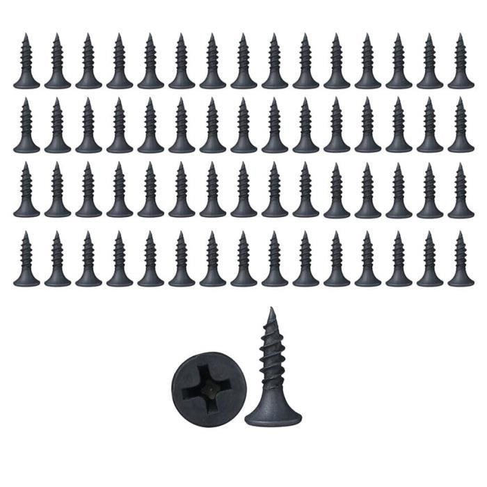 Lot de 50 vis autotaraudeuses M3 x 12 mm, vis multi-usages, en acier ...