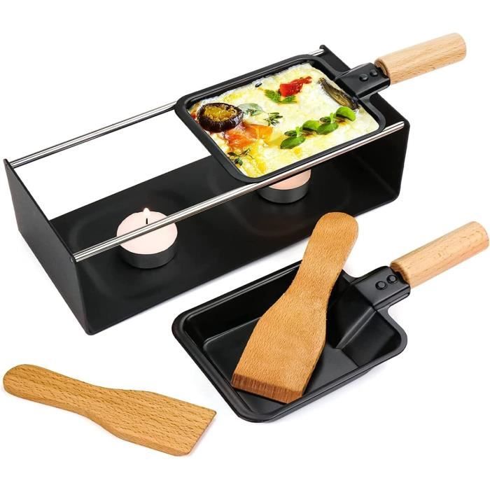 Appareil à raclette 2 Personnes,Raclette à la bougie,Mini Grill ...