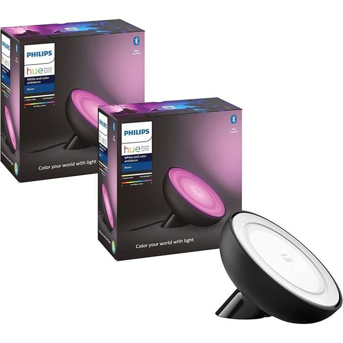 Philips Hue Bloom gen4 EU-UK black (Double Pack)[1814] - Cdiscount ...