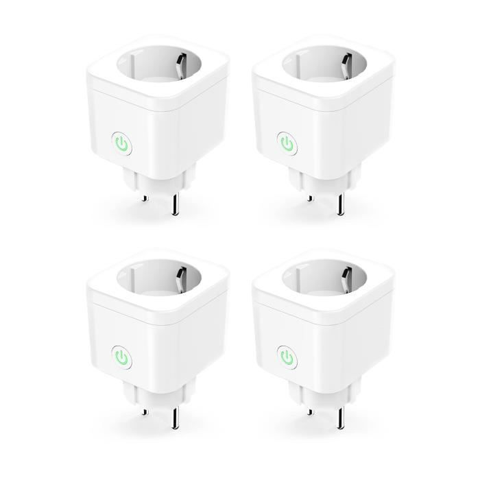 Prise Connectée Mini (Type F), Prise Intelligente Compatible Avec Alexa ...