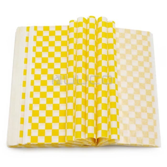 Papier Alimentaire,Enveloppes de cuisine en papier ciré résistant à l ...