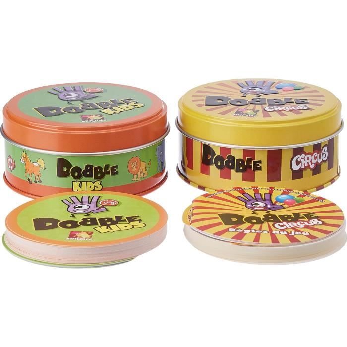 Zygomatic | Dobble : Party Pack | Jeu De Société | À Partir De 4 Ans | 2 À 5 Joueurs | 10 ...