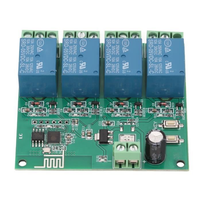 Module relais 4 canaux Module de relais à 4 canaux ESP8266 Carte de ... Module relais 4 canaux Module de relais à 4 canaux ESP8266 Carte de ...