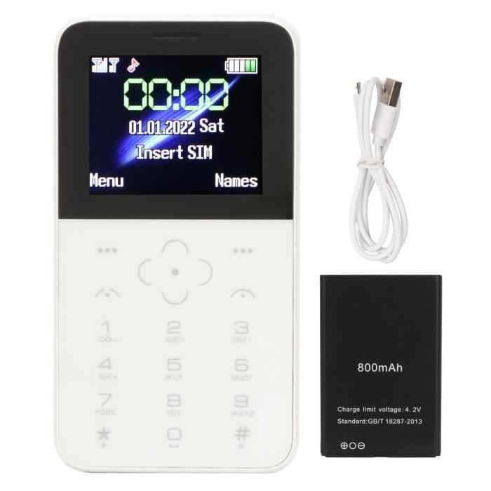 Fdit mini téléphone portable SOYES S10P SOYES S10P Mini Carte Téléphone Portable Ultra Mince ...