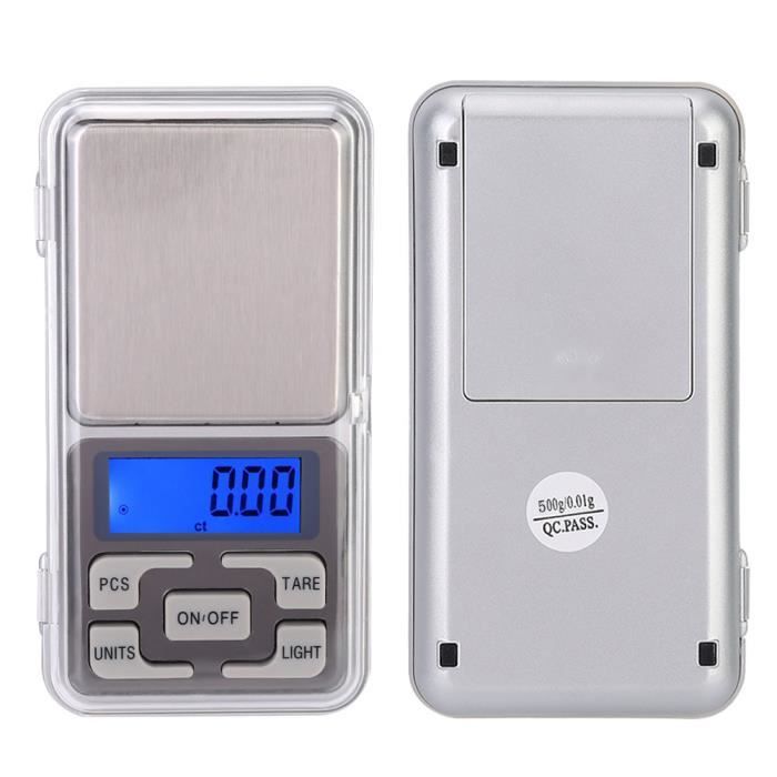 GOTOTOP Balance numérique 0.01g haute précision portable mini balance ...