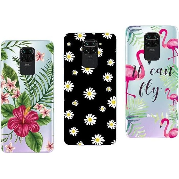 Coque - Xiaomi - Redmi Note 9 - Gel TPU souple - Fantaisie - Protection ...