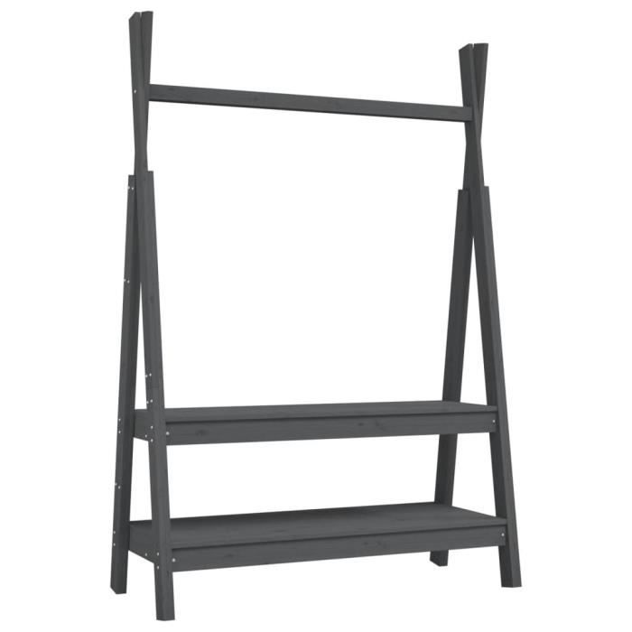 Omabeta - Porte-manteaux|porte-chapeaux - Porte-vêtements Gris 100x45 ...