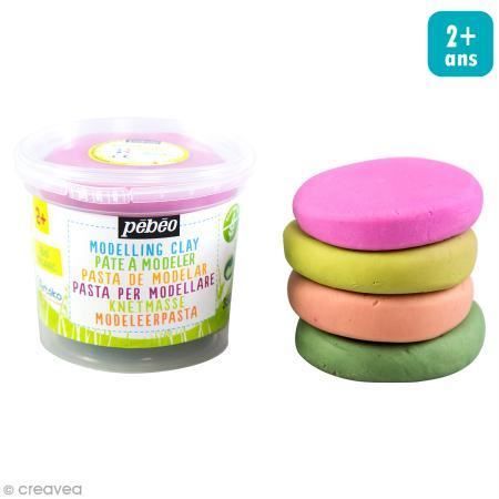 Set découverte pâte à modeler - Pebeo - Tropiques - 4 galets de 90 g ...
