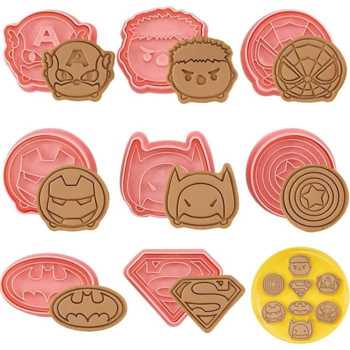 Cartoon Cookie Cutter, 8 Pièces 3D Moule Biscuit Cookie Cutter ...