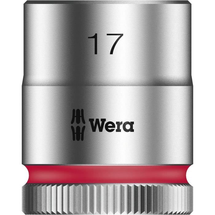 Wera Zyklop-Tournevis à douille 8790 HMB 17mm, Argent/Rouge ...