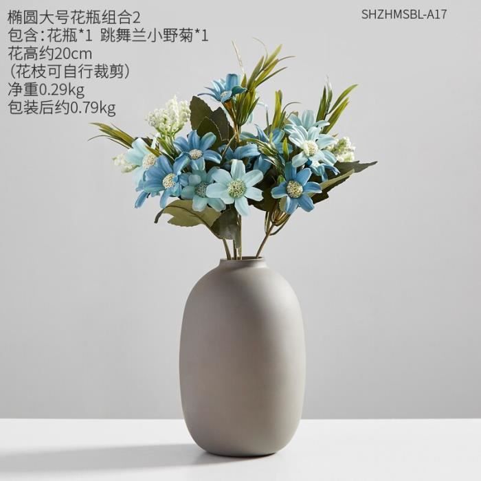 VASE,Combination-G--Vase à fleurs moderne en céramique, accessoires de ...