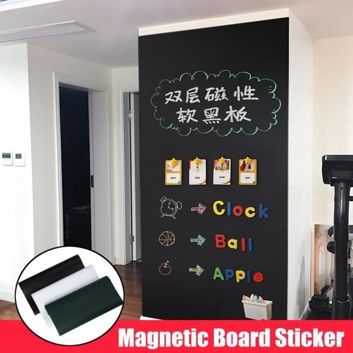 60x100cm Papier Peint Magnétique Amovible Sticker Mural Enfants Craie ...