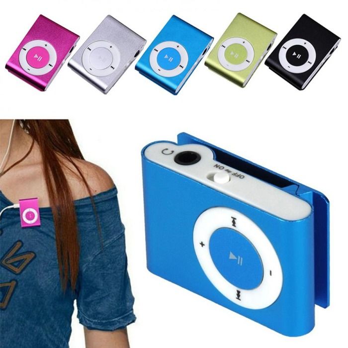 Noir MINI LECTEUR MP3 musique Media clips support carte TF design ...