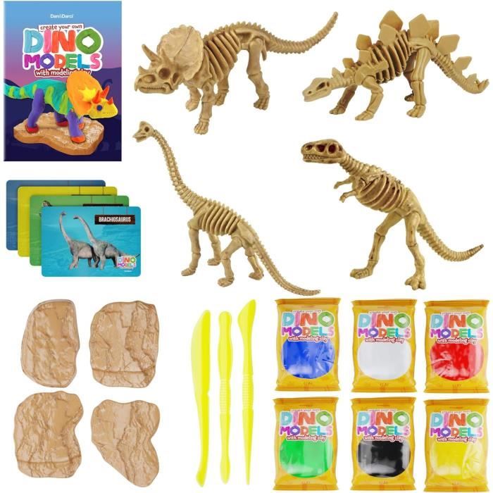 Modelez Vos Propres Dinosaures En Pâte À Modeler - Construisez Un ...