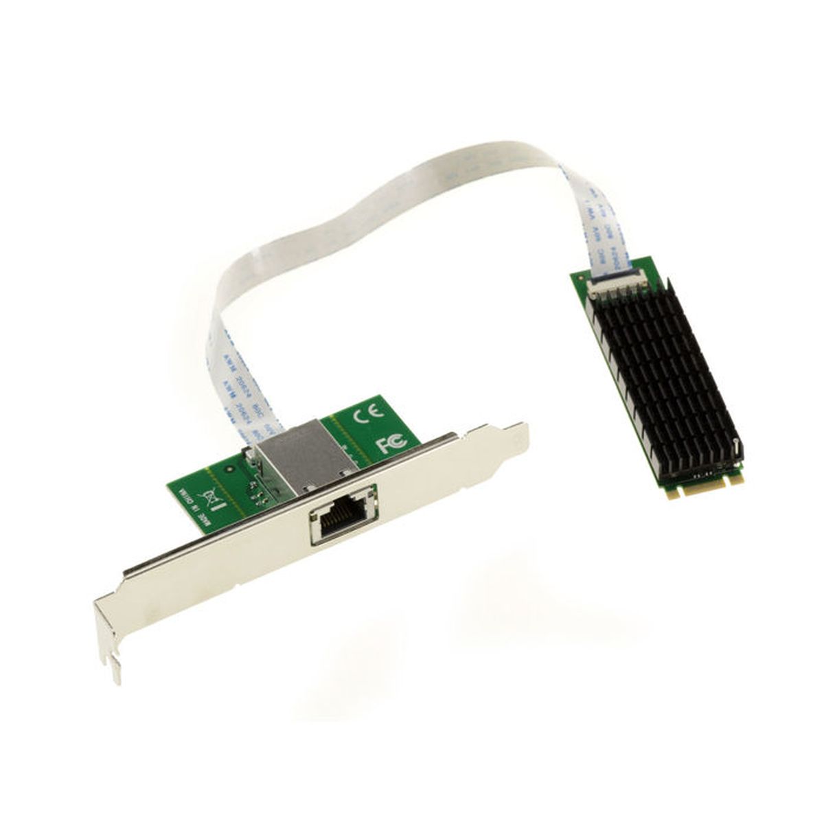 Carte réseau M2 PCIe B+M vers RJ45 10G LAN 10 Gigabit Ethernet avec ...