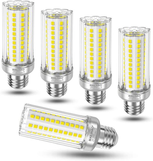 Ampoule E27 Mais LED 16W avec culot vis Blanc Froid 6000K 1900LM Lumineux quivalent ampoule ...