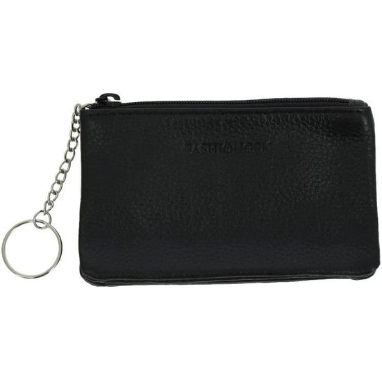 Porte-Monnaie En Cuir À Double Compartiment À Zip, Pour Homme Et Femme ...