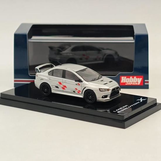 Hobby Japan 1/64 Mitsubishi Lancer Evolution X RALLIART Cool Silver ...