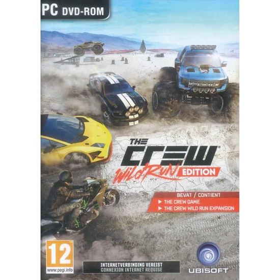 The Crew Wild Run Edition : PC DVD ROM , ML - Cdiscount Jeux vidéo
