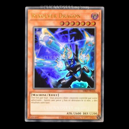 Carte YU-GI-OH MRD-FR126 Revolver Dragon - Cdiscount Jeux - Jouets Carte YU-GI-OH MRD-FR126 Revolver Dragon - Cdiscount Jeux - Jouets