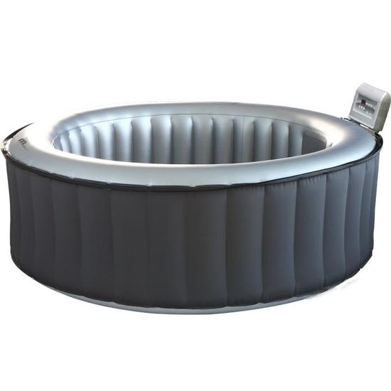 SILVER CLOUD Spa gonflable Ø 205 cm rond - 6 places - Cdiscount Jardin